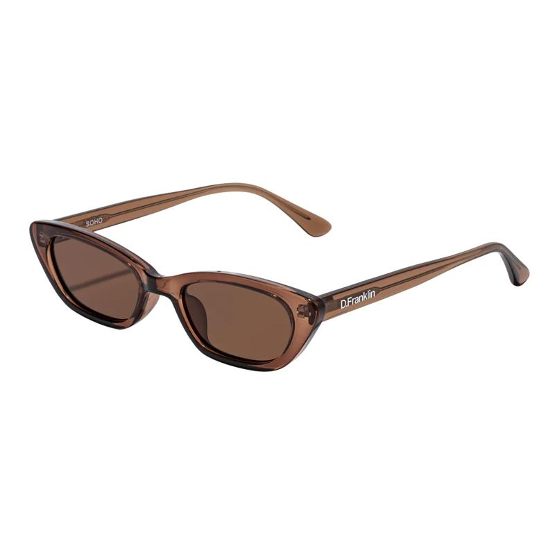 ディーフランクリン (D.Franklin) サングラス Soho Brown (ブラウン) / Brown (ブラウン) DFSU927001-BROWサイズ : レンズ高さ : 30mm・レンズ幅 : 53mm・フロント幅 : 147m...