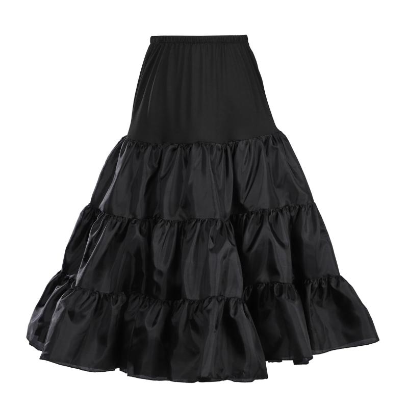 [CosMisty] ロングパニエ パニエ ロングスカート ホワイト 50-65cm 長さ調整 Aライン ボリューム かわいい ロリータ 普段着 おしゃれ フリル【ふんわりボリューム】このロングパニエは、スカートにふんわりとしたボリュームを...