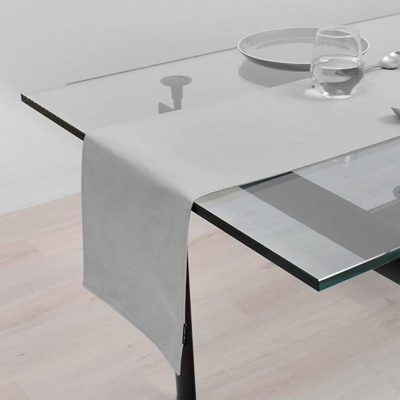 スタイルデコール(STYLE Decor) リバーシブルタイプ テーブルランナー・テーブルセンター (30cm×130cm) 綿100% 無地オックス・フロストグレイ W2603010サイズ:　タテ：約130cm／ヨコ：約30cm 商品によ...
