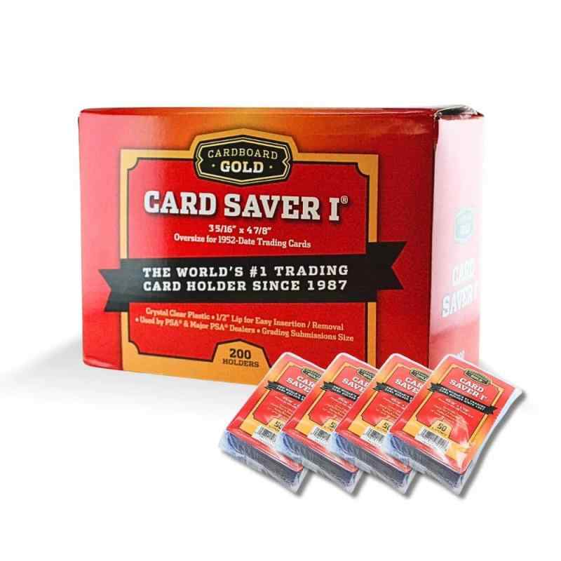 Cardboard Gold Card Saver 1 セミリジッド カードホルダー 200枚（ 50枚セット×4 ）PSA提出用 定番モデル トレカ保護ケース/TDC-17サイズ：約 84mm × 124mm枚数：200枚入り