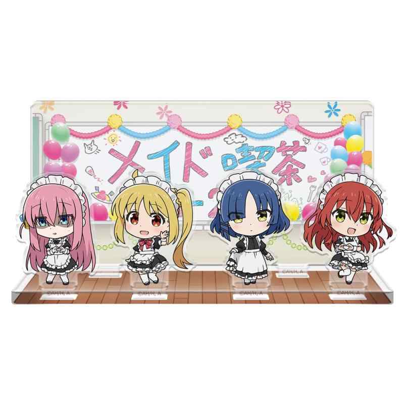 アニメ「ぼっち・ざ・ろっく」 アクリルジオラマ ひとり&amp;虹夏&amp;リョウ&amp;郁代 メイド服ver.サイズ：約100×118mm素材：アクリル