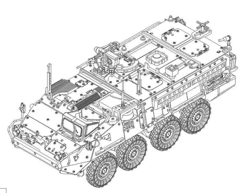 トランペッター 1/72 アメリカ M1130 ストライカー 指揮通信車 プラモデル 07423 (戦闘車両)組み立て塗装が必要なプラモデル。別途、接着剤や工具、塗料等が必要。1/72スケール未塗装プラスチック組み立てキット完成時サイズ:全...