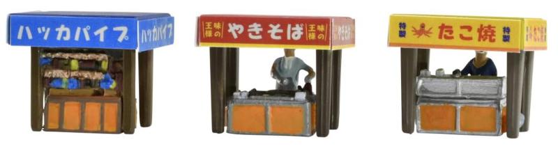 トミーテック (TOMYTEC) 情景コレクション 情景小物 003-3 露店B3 ジオラマ用品 335061ジオラマづくりの定番品新色リニューアル露店×3、人間フィギュア×3、シールのセットです。ジオラマに彩りと活気を与えるアイテムです。...