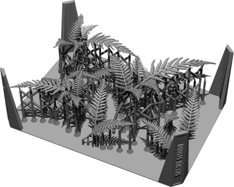 シーニックス・スタジオ 1/35 ジオラマアクセサリー シダの葉 3Dプリンター製キット SXP35001 (情景)組み立て塗装が必要な3Dプリンター製キット 。別途、接着剤や工具、塗料等が必要。1/35スケール未塗装3Dプリンター製組み立...