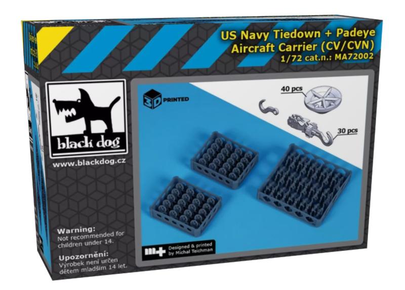 ブラックドッグ 1/72 アメリカ タイダウン&amp;パッドアイ (航空母艦用) プラモデル用パーツ HAUMA72002プラモデル本体は含まれません。組み立て塗装が必要なプラモデル用パーツ。別途、接着剤や工具、塗料等が必要。1/72スケ...