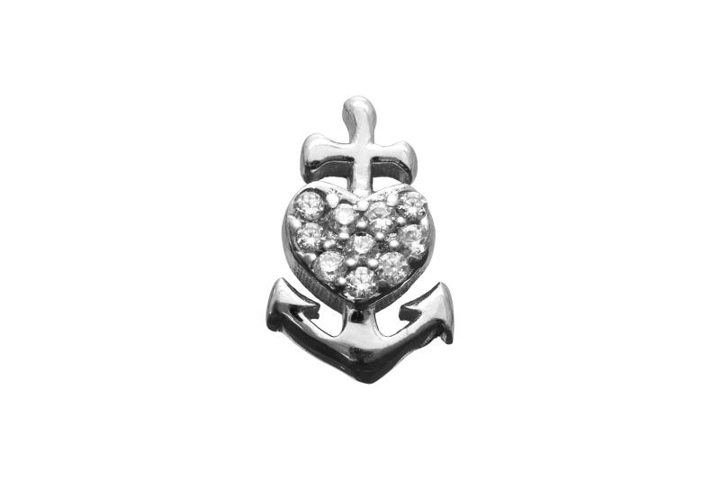 SHIROKO スターリングシルバー/ロジウム加工/フローティング・ペンダントチャーム/Faith Love HopeSHIROKOのチャームはSHIROKOのオーガンザ製の袋に入ってきます。スターリングシルバー925とキュービックジルコニ...