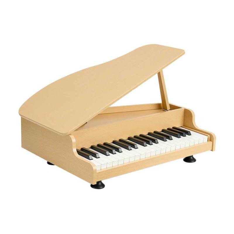 Maomaobou ミニピアノ 37鍵盤 木製 グランドピアノ 電子ピアノ 子供用 楽器 玩具 音楽知育 ギフト プレゼント P-37🎹 【37鍵盤で広がる音域】37鍵盤では物足りない方に。37鍵仕様でより多くの曲が楽しめ、...