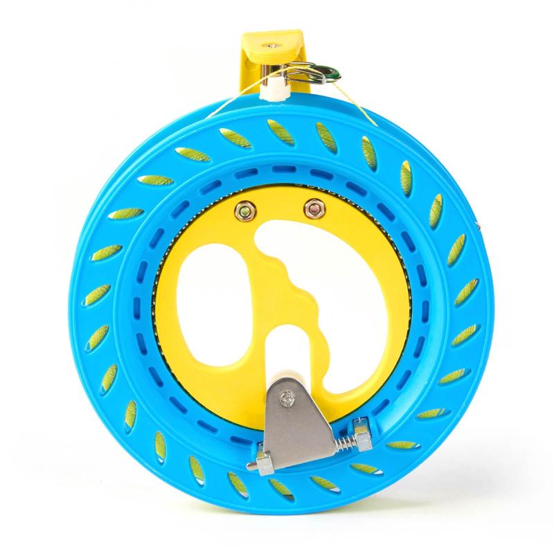 FI &amp; TIME 凧糸 糸巻き カイト用 凧揚げ 子供 リール タコ糸 凧用 カイトラインと巻き 直径約18cm 200m 強力たこ糸
