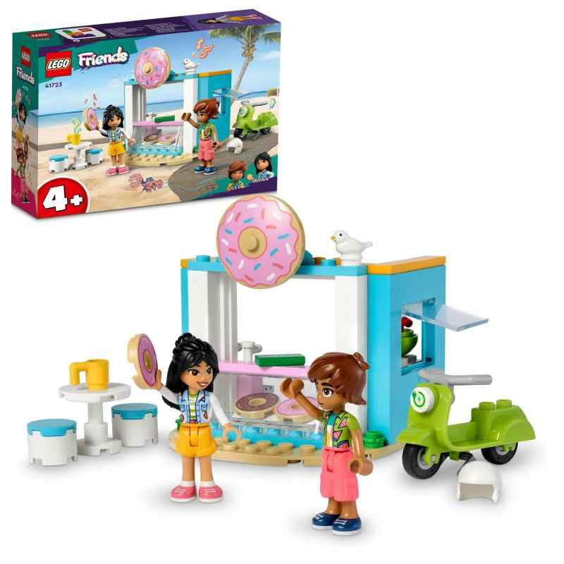 Lego 41723 Friends Doughnut Shop Cafe Playset, Small Gift Toys for Girls and Boys 4 Plus Years Old with Liann and Leo Mi...