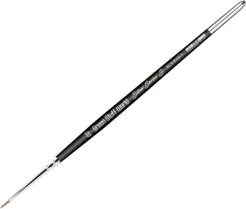 グリーンスタッフワールド シルバーシリーズ コリンスキー毛 面相筆 サイズ00 模型用塗装筆 GSWD-3528選び抜かれた最高級コリンスキー毛を使用した「SILVER SERIES（Serie-S）」は、妥協を許さないミニチュアペインター...