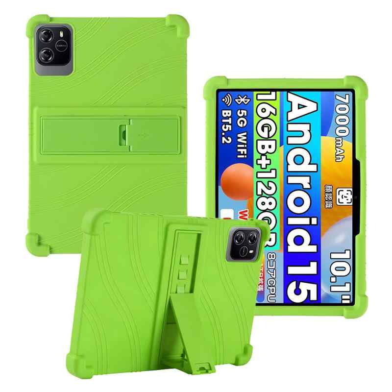 For Wpawa HT10 HT10-A TechZen HT20 対応ケース カバー シリコンケース ソフト 耐衝撃 四隅が厚め 耐擦過性 調整可能スタンド マルチアングルスタンド For Wpawa HT10/HT10-A/TechZ...