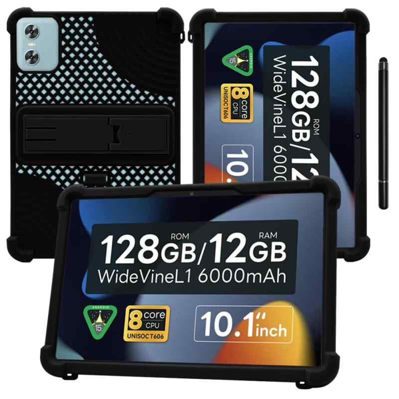 【【BESTJP】For SVITOO TAB_P10/TechZen HT20/HT10 / Wpawa ‎HT10-A/‎HT10 10.1 インチ ケース カバー スタンド機能付き スタンド 調整可能 衝撃吸収 傷つけ防止 シリコン ...