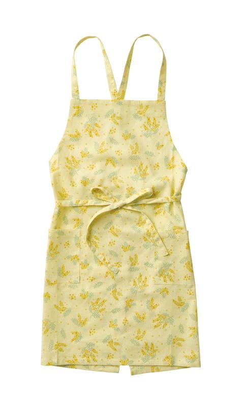 レップ(REP) エプロン/フラワー(Flower)柄 H73×W84cm 『アビチュアル(Habituel)』