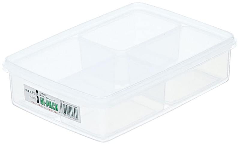 ENTEC ハイパック中子付 1550ml S-230サイズ:232×167×58mm本体重量:292g本体:ポリプロピレン樹脂(耐熱温度120℃)、フタ:EVA樹脂(耐熱温度60℃)原産国:日本