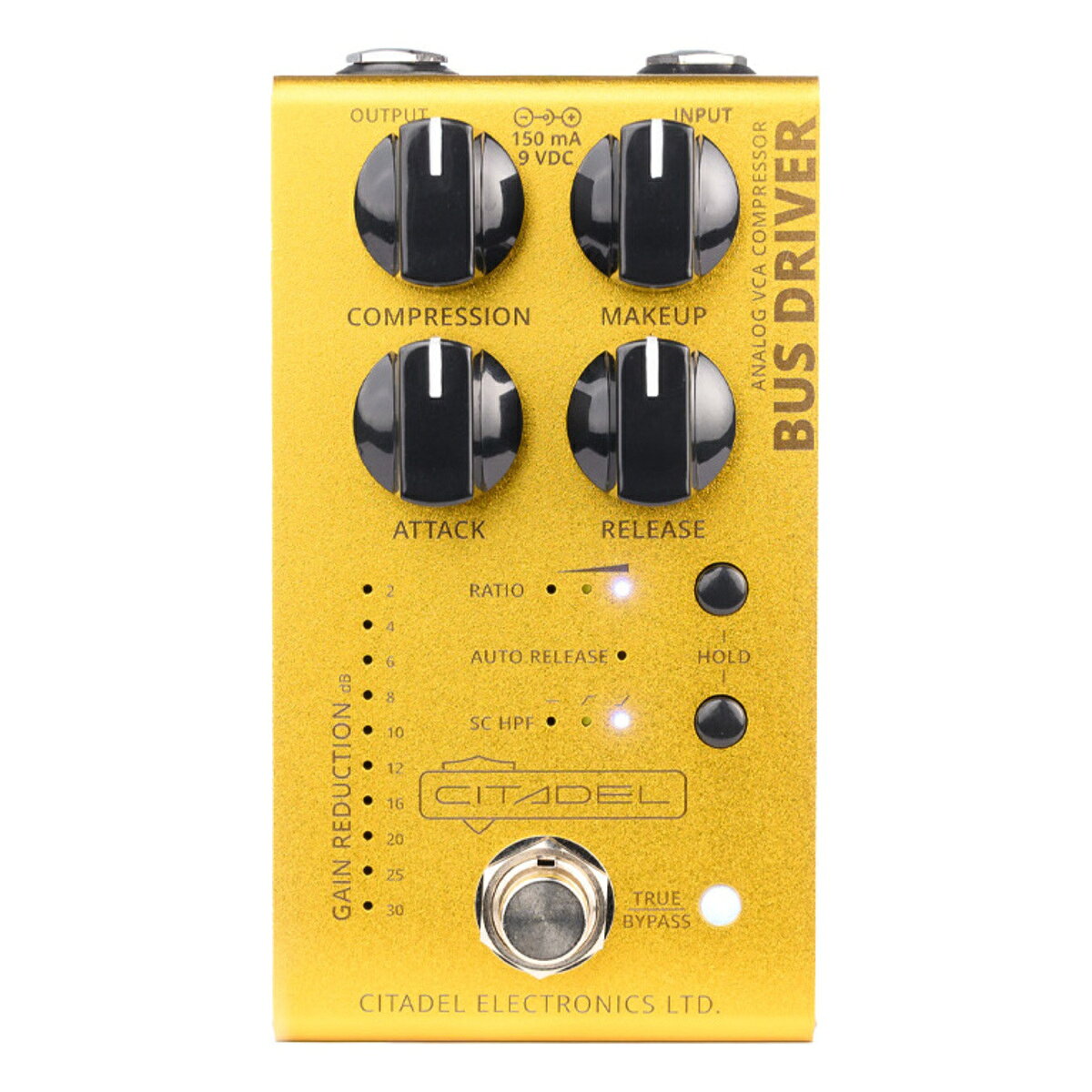アナログ VCA コンプレッサーBus Driver は、ビンテージの SSL® ミキシング・デスクに備わるバス・コンプレッサーからインスピレーションを得て誕生しました。鮮やかな LED バーによってゲイン・リダクションをしっかりと確認でき...