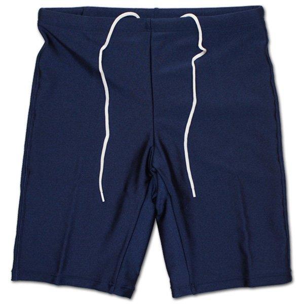商品説明 股下長めの男子用の無地スクール水着パンツです。 内側は前当て付き。 ウエストは紐入り。 日本製。 ベーシックな紺無地のスイミングウエアは学校、スイミングスクールで大活躍！中学生、高校生向け ■カラー ネイビー ■素材 表：ナイロン...