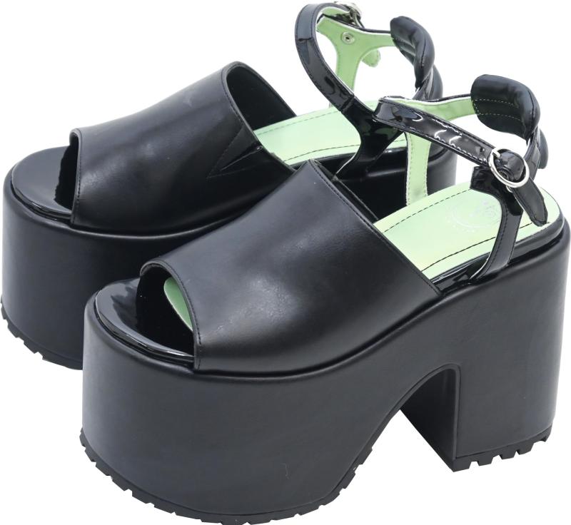 YOSUKE(ヨースケ) レディース 4460067サンダルベルトのバックル下はボタンホック式で脱ぎ履きラクチン。サイズ表記はS、M、L、LLとなります。目安：S→22.0～22.5、M→23.0～23.5、L→24.0～24.5、LL→2...