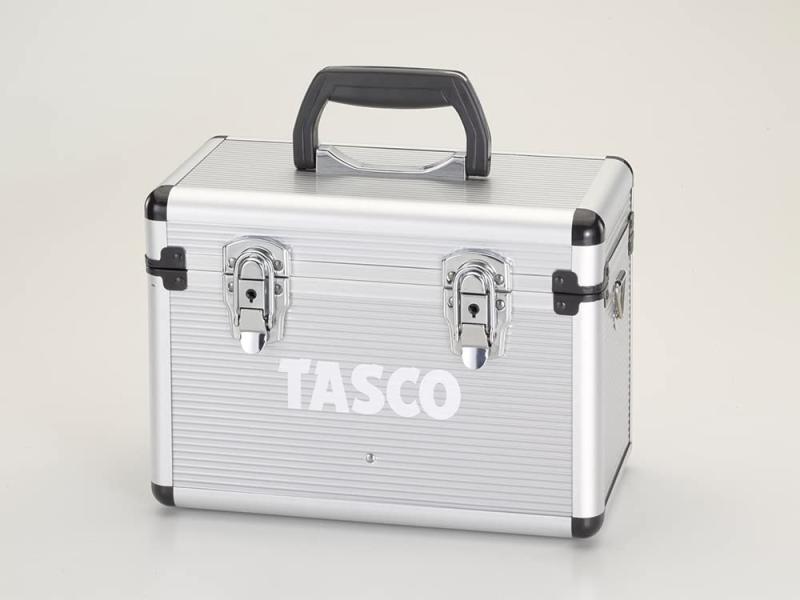 イチネンTASCO 真空ポンプケース(TA150SA-2、SB-2専用) TA150CS-21肩掛けベルト付きです。外寸サイズ:300W×165D×220Hmm内寸サイズ:285W×150D×205HmmTA150SW、TA150SC用アル...