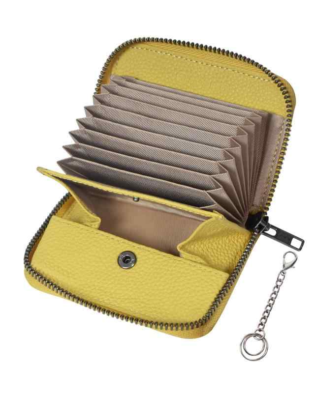 [Modiko] カードケース メンズ 本革 カード入れ 大容量 スキミング防止 キーリング付き 最大17枚収納 ボックス型小銭入れ クレジットカードケース ファスナー プレゼント【高級本革カード入れ】カードケースは触り心地良いのシボ感のあ...