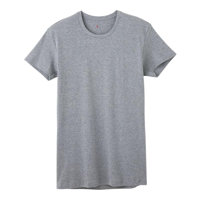 GUNZE(グンゼ) メンズ YG 綿100% クルーネック半袖 YV0013Nインナーシャツ胸囲 M:88~96cm L:96~104cm LL:104~112cm 3L:108~116cm