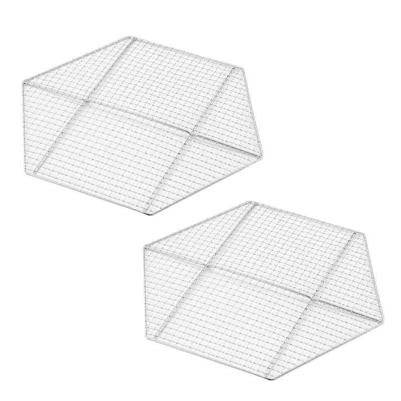 キャプテンスタッグ(CAPTAIN STAG) バーベキューコンロ 焚火台 網 アミ ヘキサステンレス ファイアグリル 【M/Lサイズ】 【交換用アミ】