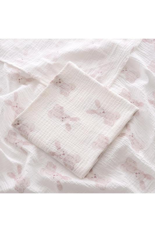 おくるみ ガーゼケット ベビーブランケット サマーブランケット 肌掛け 赤ちゃん コットン100％ 吸水 速乾 保温 通気性 10種類 大判 サイズ 100cm x 100cm【選べる全17色】かわいらしいデザインを中心に17パターンライン...