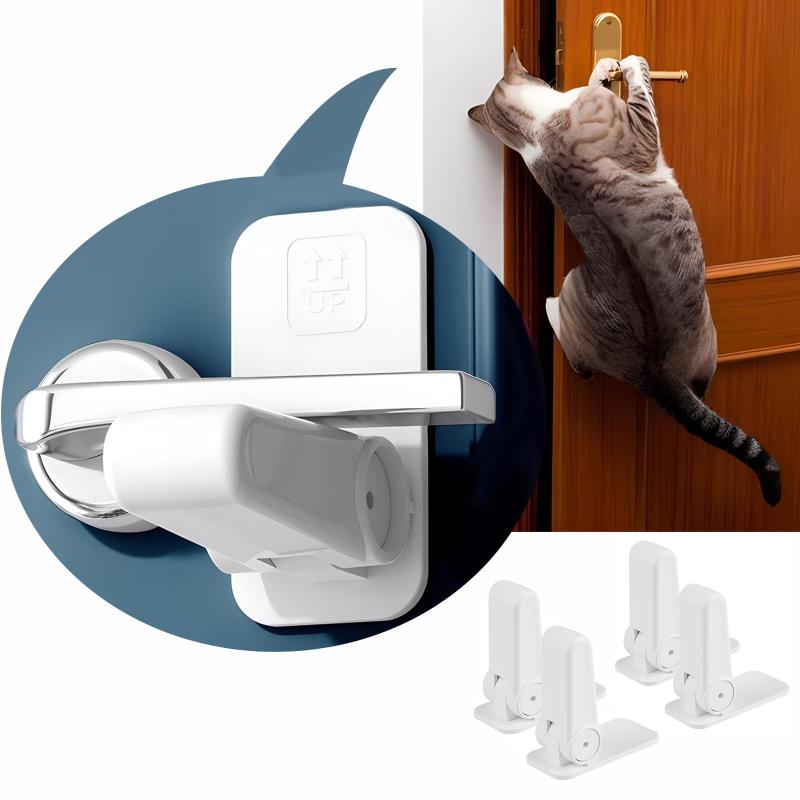BAMBOLA ドアノブ ロック ドアロック チャイルドロック 指はさみ防止 後付け ベビーガード猫 脱走防止 ドア開け防止BAMBOLA ドアノブ ロック ドアロック チャイルドロック 指はさみ防止 後付け ベビーガード猫 脱走防止 ドア...