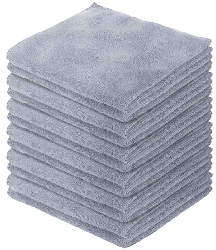 DABLOCKS マイクロファイバークロス ふきん お掃除タオル 30×30cm、12枚セット高密度なマイクロファイバークロスです。高密度なので、吸水性や速乾性に優れており、厚手で手触りが抜群です。極細の繊維が細かい汚れまで吸着して拭き取り...