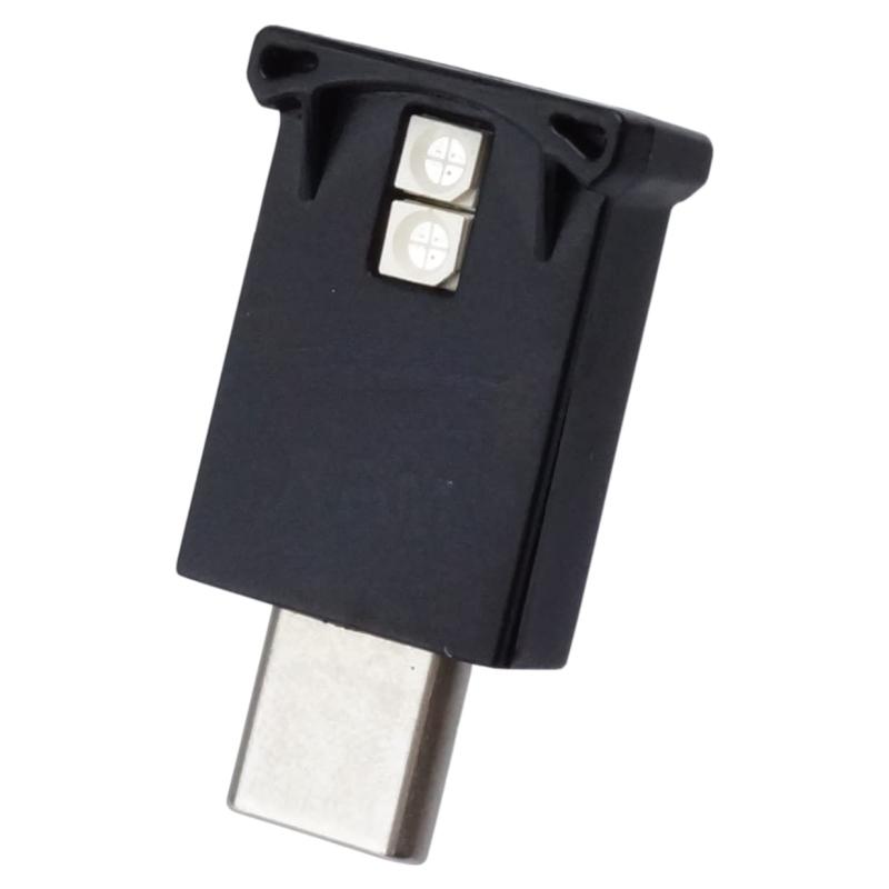 prendre USB Type-C LED ライト 発光カラー 8色 光センサー イルミネーション 車内 明るさ調整 USB給電 簡単取付 小型 コンパクト PR-UL005車内にあるUSB Type-Cポートに接続するだけで、暗くなると...