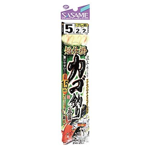 ささめ針(SASAME) D- カゴ釣り五目 堤防仕掛 カゴ釣り仕掛仕様:2本鈎×2セット