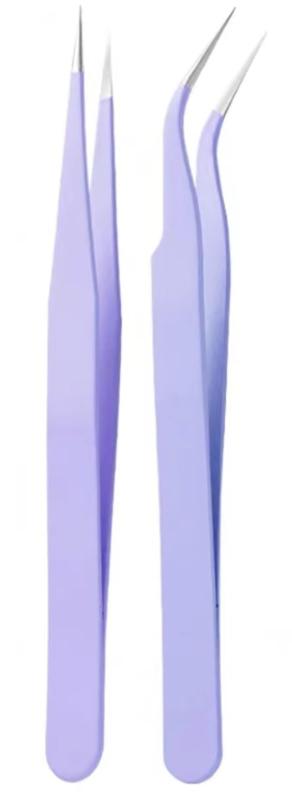 精密 ピンセット 2本セット ピンセット ステンレス製 DIY 手芸 ハンドメイド制作 つけまつ毛 プラモデル工具 つまみ細工 ハンドメイド制。