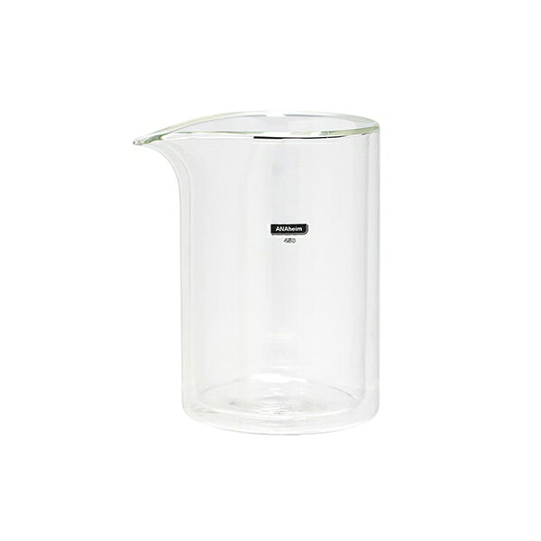 サイズ：W10×8.5×H12.5cm 容量：450ml 素材：耐熱ガラス（耐熱温度差120℃） 生産国：中国 ・底面に見られる小さな跡は、二重構造ならではの製造工程上生じるものです。品質には問題ございませんので、あらかじめご了承ください。...