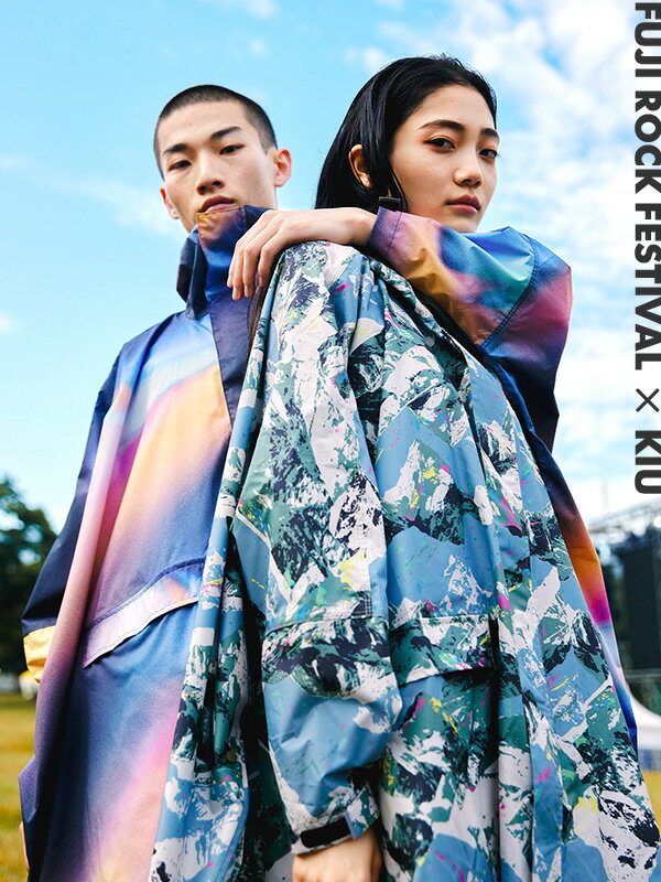PRODUCT DESCRIPTION FUJI ROCK FESTIVAL 26 × KiU Standard Rain Poncho フジロック 26 × キウ スタンダード レイン ポンチョ 【KiU(キウ)】 KiUは、どんな天気で...
