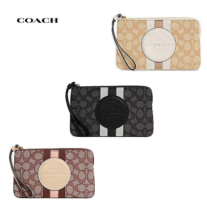 商品情報商品説明【 COACH ★ DEMPSEY LARGE CORNER ZIP WRISTLET 】COACHファクトリーストアよりリスレットです！！仕様はジップ開閉で出し入れがラクラク！カードは2枚収納可能☆☆スマホを入れたり用途に...