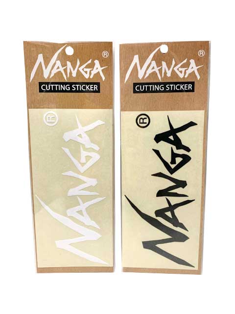 ●サイズ　6.9cm×15cm ●NANGAの文字が浮かび上がる切り抜きステッカーです。 　耐水・耐光加工を施しているため、 　アウトドアギアや車のに貼ってお楽しみいただけます。 【ご購入前にお読み下さい】 ・当店ではよりたくさんのお客様に...