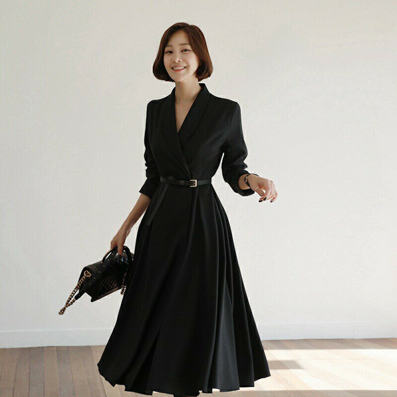 ベルト付き フォーマルスーツ 上品 スーツ ワンピース レディース 2WAY スーツワンピース ショールカラー トレンチコート ラップワンピース フォーマル ワンピ セレモニースーツ ドレス ブラックフォーマル 卒業式 母 入学式 ママスー...