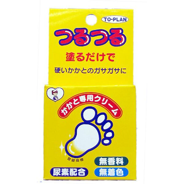 塗るだけでつるつる！硬いかかとのガサガサにTO-PLAN かかと用クリーム 塗るだけでつるつる！硬いかかとのガサガサに、角質柔軟クリーム。 露出の多いこれからの季節に！塗るだけでガサガサのかかとがすべすべになるクリームです。 ◆ガサガサした...