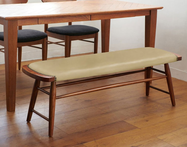 BRAND ：ACME FURNITURE　アクメ ファニチャー NAME　：OAKS BENCH PVC BE オークスベンチ ベージュ ACMEオリジナルのダイニングベンチ【OAKS BENCH/オークスベンチ】 1908から1948年...
