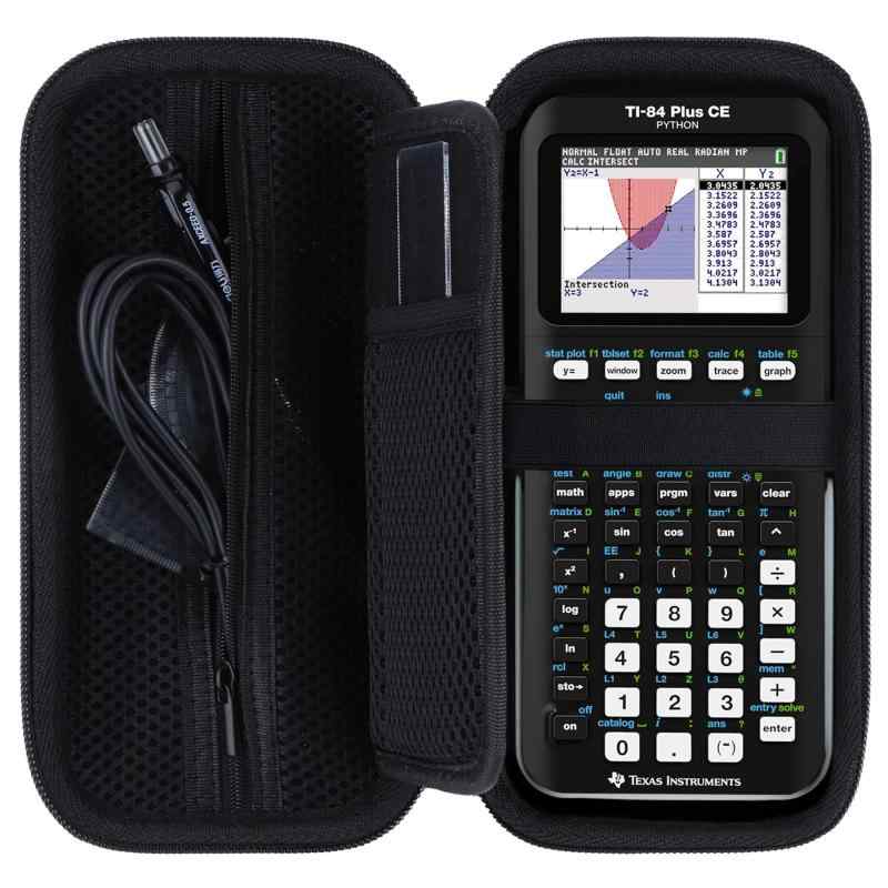 RIYADAone 収納ケースのみ販売 - 収納ケースに適合するTexas Instruments TI-84 Plus CE/TI-84 Plus/TI-85/TI-86/TI-Nspire CX II CAS/TI-Nspire CX ...
