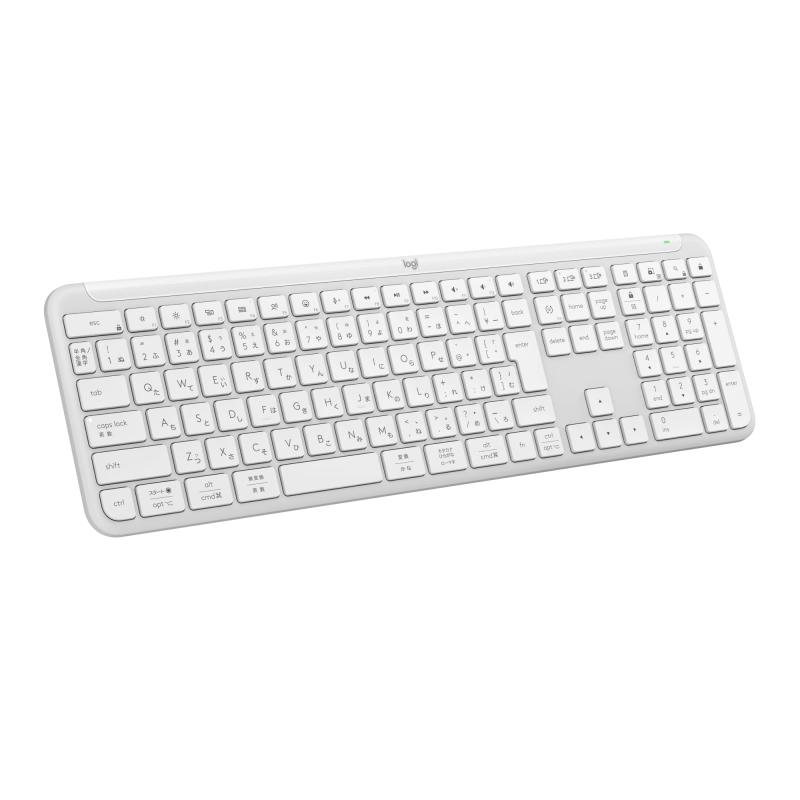 ロジクール SIGNATURE SLIM ワイヤレス キーボード K950 薄型 静かなタイピング Bluetooth Logi Bolt ワイヤレスキーボード テンキー 無線 Easy-Switch 日本語配列 電池寿命36ケ月 Wind...