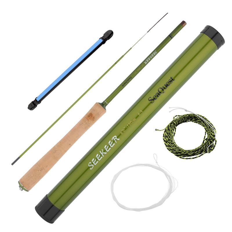 SeaQuest SEEKEER 6' Tenkara Rod 釣竿 SEEKEER 6'SeaQuest SEEKEER 6フィート テンカラロッド 180cmロッドケースの長さは13.8インチ(35cm)で、持ち運びが簡単です。ロッドの...