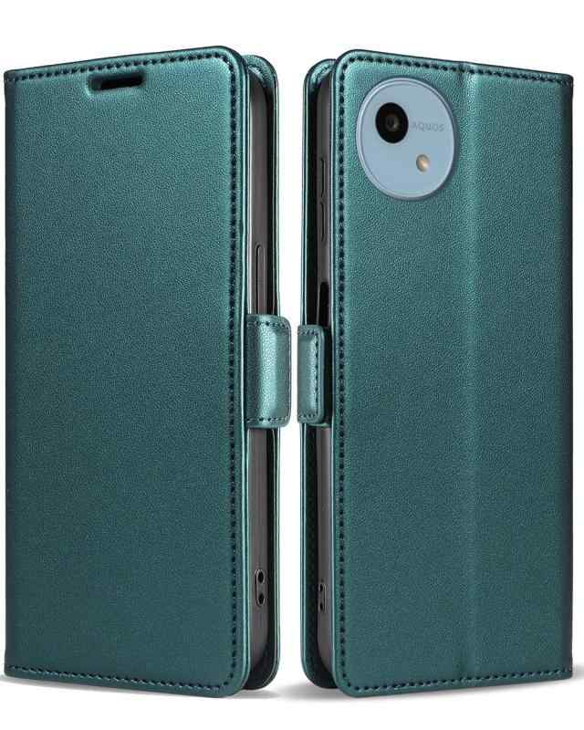 【Junzc】 aquos wish4 SH-M27 / A402SH ケース 手帳型 aquos wish4 ケース 手帳型 アクオスwish4ケース sh-52e ケース人気 耐衝撃 落下防止 おしゃれ サイドマグネットワイヤレス充電対...