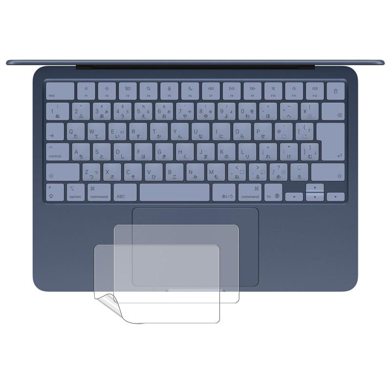 【2枚セッ】For MacBook Neo 13インチ A18 Pro (2026年3月発表モデル) トラックパッド フィルム AUDASO MacBook Neo 13インチ 対応 保護フィルム [パームレスト用] 高感度 TPU 指紋防...