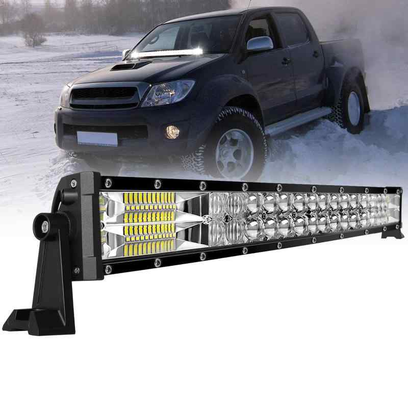 ブレイブ・ウェイ LED作業灯 12V/24V兼用 80连 32インチ LEDライトバー車 240W高出力チップ 35000LM 抗酸化アノードコーティング 防水防塵防磨防振 IP68防水LED作業灯 広角 汎用ワークライト 車外灯 【LE...