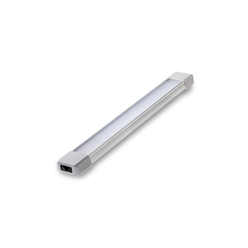 LED車用室内灯 ルームランプ 長370mm 幅45mm 6000K白光 広角ビーム 高出力 低電流 ON/OFF スイッチ付き ハイエース 軽バン トラック トレーナー キャンピングカー 船舶のインテリアに 12V/24V兼用 Raycこ...