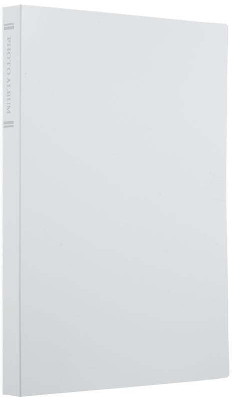 ナカバヤシ 超透明 ポケットアルバム KG判88枚収納 ホワイト CTPKG-80-W本体サイズ:タテ238mm×ヨコ185mm×背幅22mm本体重量：230g・溶着式製本表紙:ポリプロピレン表紙(オモテ:鏡面処理/ウラ:ブラック)台紙：O...