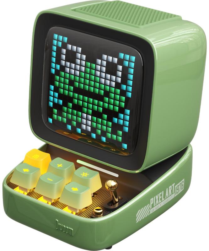 Divoom Ditoo-Pro 可愛いスピーカー Bluetooth/PC対応 15W 強化された低音 RGB青軸キーボード Pixel art ドット絵カスタマイズ 専用アプリ 最大12時間再生 光沢塗装 多機能 ギフト仕様 2026年...
