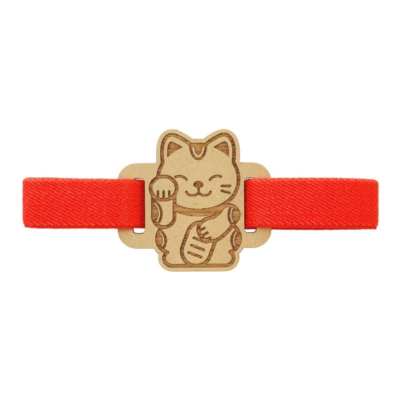 CRU-CIAL クルーシャル 御朱印帳 バンド招き猫 T200062LCサイズ：H45×W110×T8mm御朱印帳バンド