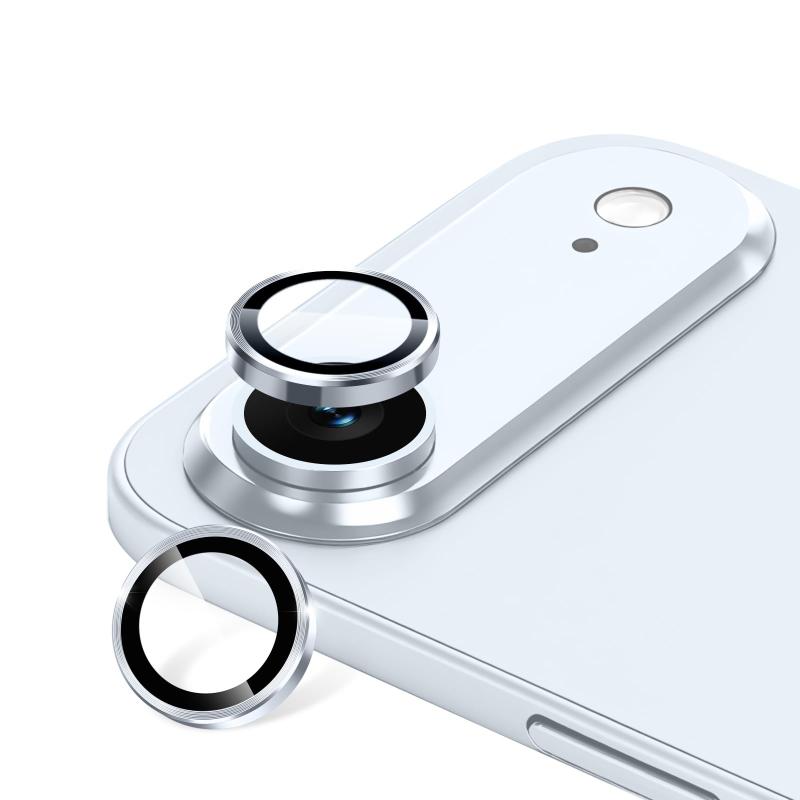 AUNEOS カメラフィルム iPhone 17 Air 用 レンズカバー 【宇宙航空用材料】アイフォン 17 Air 対応 カメラ保護 アルミ合金製 耐衝撃 日本旭硝子素材 強化カメラフィルム 保護硬度10H ARコーティング 【対応機種...