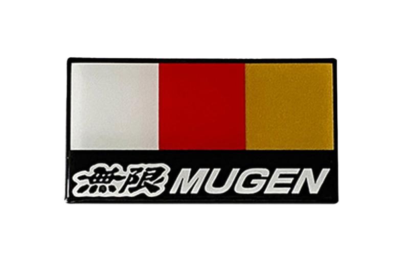 無限（MUGEN）/90000-YZ8-302A MUGEN LOGO POTTING エンブレム 品番：90000-YZ8-302Aサイズ:35(縦)mm × 65(横)mm